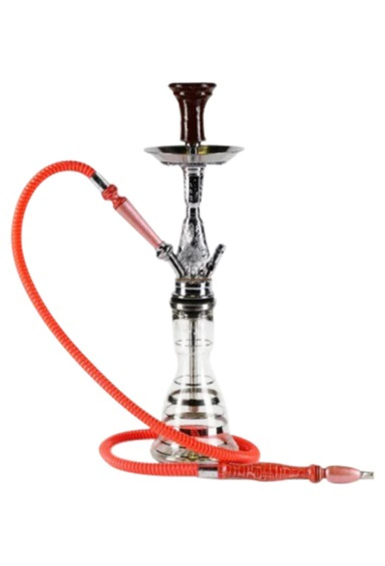 Khalil Mamoon Safari Kamanja Hookah - Silver - Shisha World Canada